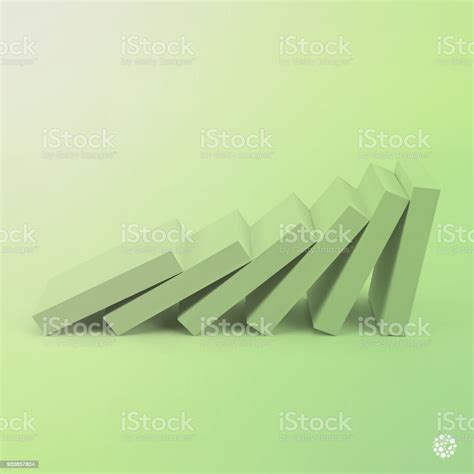 비즈니스 3d 개념 그림입니다 리더십 벡터 일러스트입니다 도미노에 대한 스톡 벡터 아트 및 기타 이미지 도미노 녹색 떨어짐 Istock