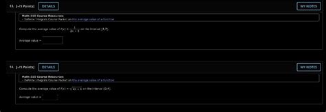 Solved Math 110 Course Resources Definite Integrals