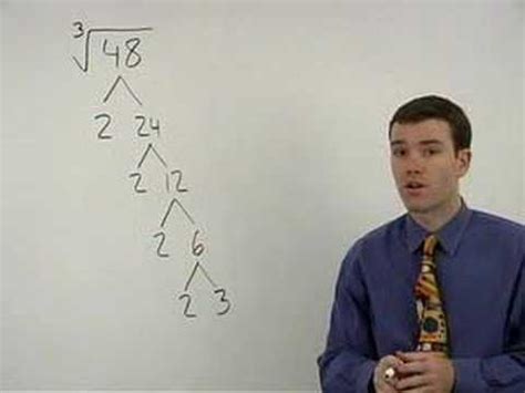 Simplifying Cube Roots MathHelp Online Math Lessons YouTube