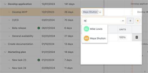 Assign Resources To Tasks
