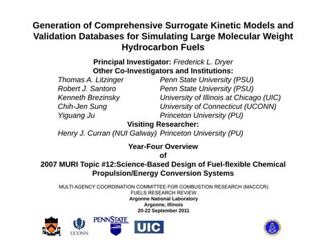 Pdf Generation Of Comprehensive Surrogate Kinetic Models And Dokumen Tips