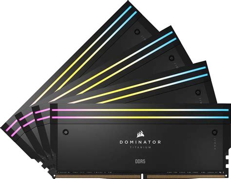 Corsair Dominator Titanium 64gb 4 X 16gb Ddr5 6000 Pc5 48000 Desktop Memory Model
