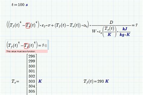 Solved Problem With Units And Odesolve Using Mathcad Prim Ptc