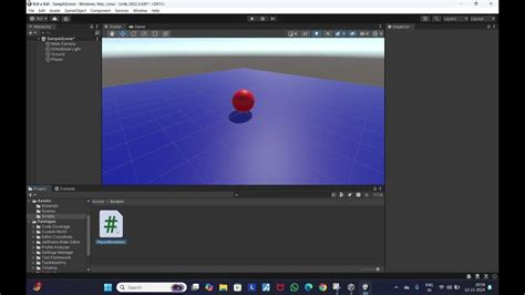 Introduction To C Scripting In Unity Move A 3d Object With Keyboard Inputs Youtube