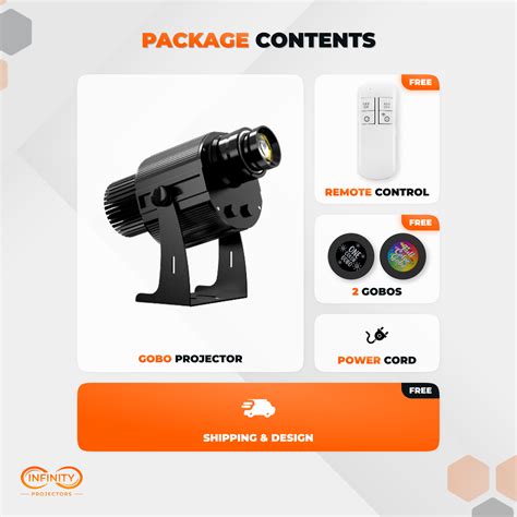 Dynamic 3d Gobo Projector 15w 300w Infinity Projectors Infinity