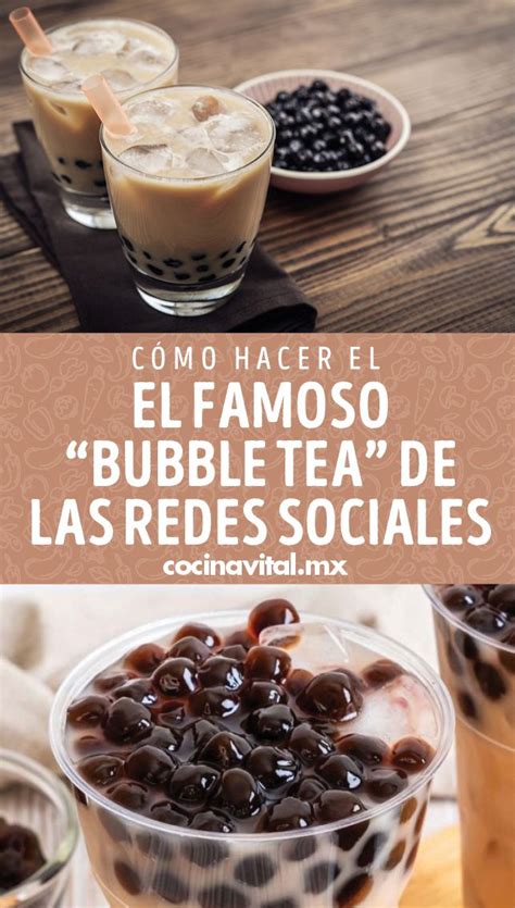 Cómo Hacer El Famoso Bubble Tea De Las Redes Sociales Tapioca
