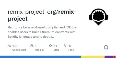 Github Remix Project Orgremix Project Remix Is A Browser Based Compiler And Ide That Enables