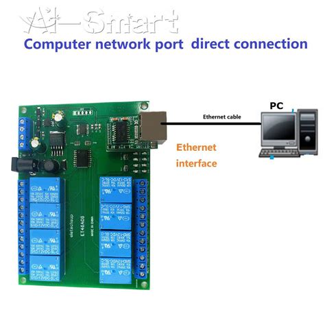 RS TCP Modbus Slave Relay Control Module Ethernet Ubuy India