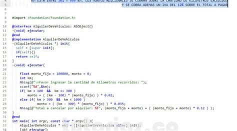 Poo Objective C Alquiler De Vehiculo