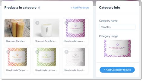 Wix Stores Creating And Displaying Product Categories Help Center