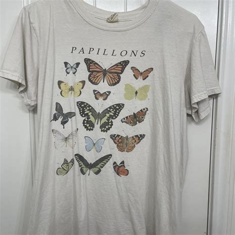 Urban Outfitters Butterfly T Shirt Depop