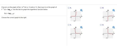 Solved If P Q Is On The Graph Of F X A X For A 0 Chegg Com
