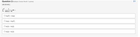 Solved Question 2 Multiple Choice Worth 1 Points 0609