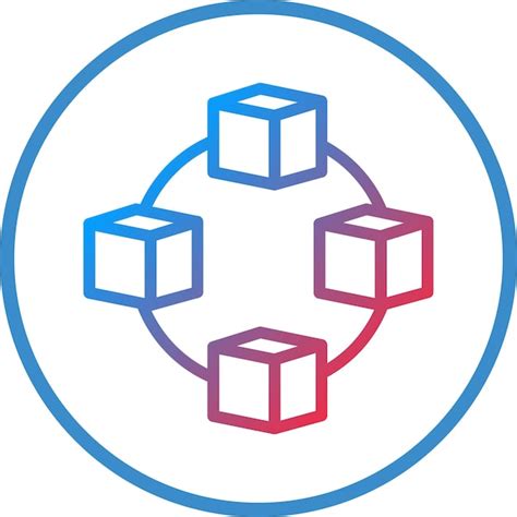 Premium Vector Vector Design Blockchain Icon Style