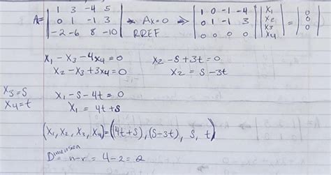 [linear algebra basis of nullspace] how do i use this information to