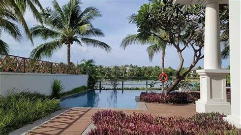 힐링영상 베트남 나트랑 멜리아깜란 리조트 바람에 흔들리는 야자수 Youtube