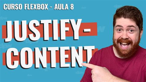 justify content curso flexbox aula 8 youtube