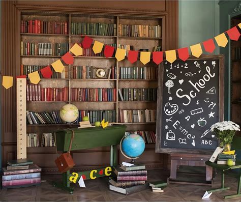 Csfoto 10x7ft Back To School Backdrops For Photography
