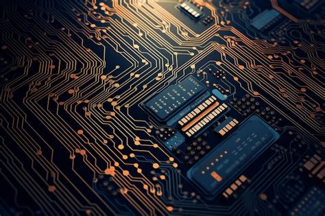 Premium Photo Abstract Computer Circuit Board