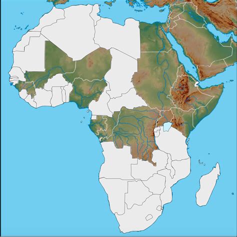 Free Customizable Maps Of Africa For Download Geocurrents