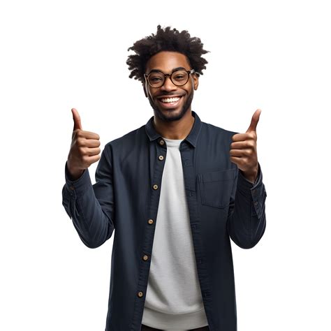 Ai Generated Portrait Of Young Man Pointing With Surprised Expression Attractive Cheerful Amazed