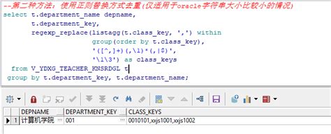 Oracle listagg去重distinct三种方法总结 腾讯云开发者社区 腾讯云
