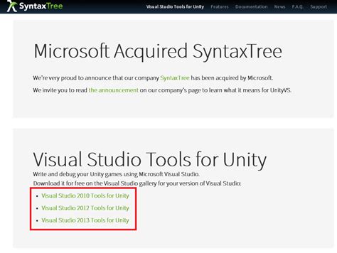 我愛Unity EasyUnity Visual Studio Tools for Unity 安裝教學 UnityVS