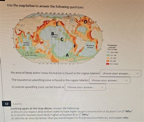 Solved Use The Map To Answer The Following Questions Chegg