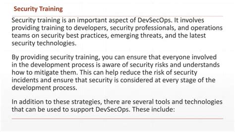 Devsecops For Agile Development Integrating Security Into The Agile