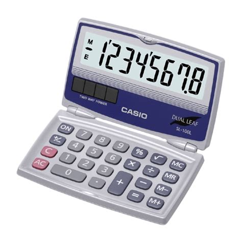 Best Buy Casio Dual Leaf Basic Calculator Sl 100l