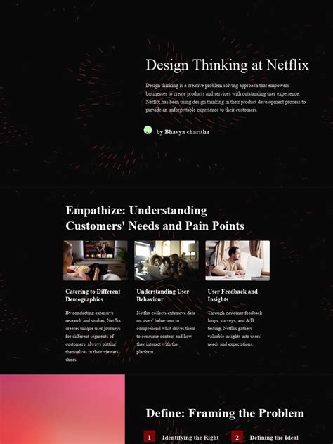 Design Thinking At Netflix Pdf Design Thinking Prototype