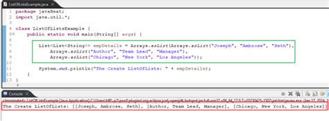 How To Flatten A List Of Lists In Java