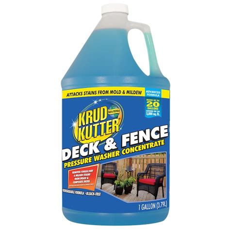 Krud Kutter 128 Oz Deck And Fence Pressure Washer Cleaner In The Pressure Washer Cleaning