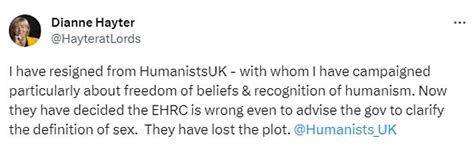 Gender Critical Feminists Quit Humanists Uk In Deepening Row Over