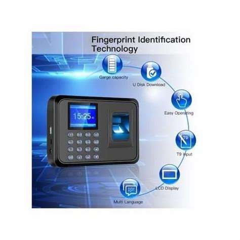Fingerprint Recognition Biometric Attendance System Face Recognition At Best Price In Chennai