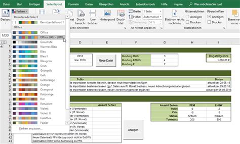Farben Excel Nervt