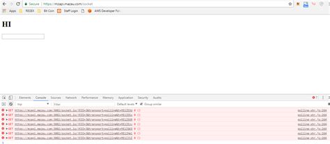 Nodejs Socket Not Working On But Working On Stack Overflow