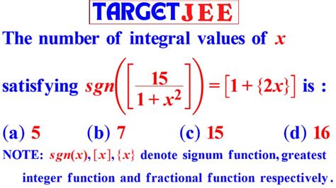 Target Jee Function Jeemainadvancexixii Topic Youtube