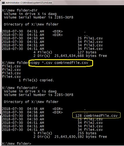 Excel Combining Csv Files From One Folder Into One File Through Ms