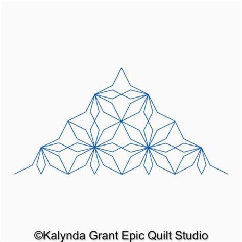 EQS HST Eloquent Snowflake 2 Large P2p Epic Quilt Studio