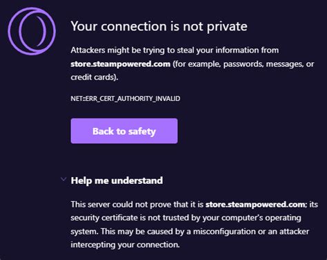 Technical Issues Steam Invalid SSL Certificate Arqade