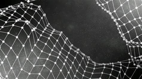 White Color Dots And Lines 3d Grid Mesh Waving Background 23981110