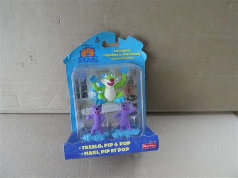 Bear In The Big Blue House Figures Treelo Pip And Pop Nip Rare Jim Henson