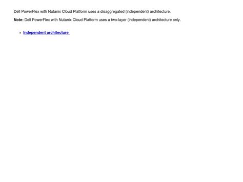 Dell Powerflex Deployment Architecture Using Dell Powerflex With Nutanix Dell Technologies