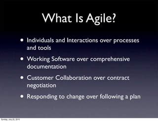 User Experience And Agile Software Development PPT