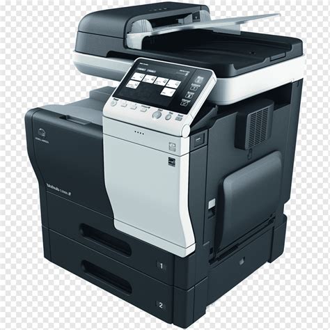 다기능 프린터 복사기 Konica Minolta 표준 용지 크기 제록스 전자 제품 전자 장치 터치 스크린 Png