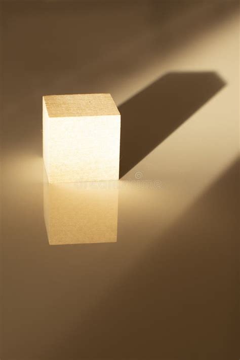 A Wooden Cube And Its Reflection Business And Design Concept Symbol A Wooden Cube And Its Reflection Business And Design Concept Symbol