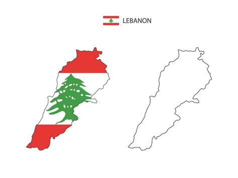 Lebanon Outline Vector Art Icons And Graphics For Free Download
