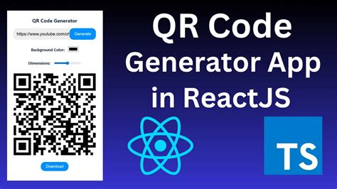 Qr Code Generator App Using Reactjs Typescript Step By Step Guide