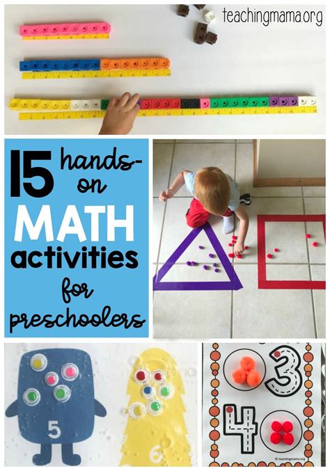 Hands On Math Activities For Preschool Artofit